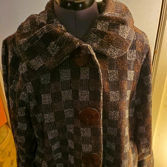Come N See | Jackets & Coats | Come N See Plaid Coat | Poshmark